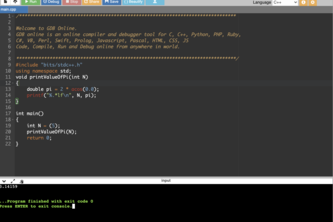 Write a script to find pi to the Nth digit | Devpost