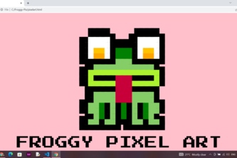 Froggy Pixel Art | Devpost