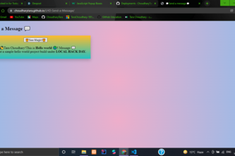 Message sender | Devpost