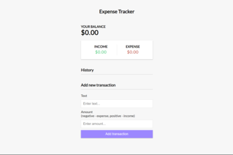 expence tracker | Devpost