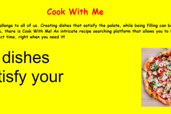 Cook With Me | Devpost
