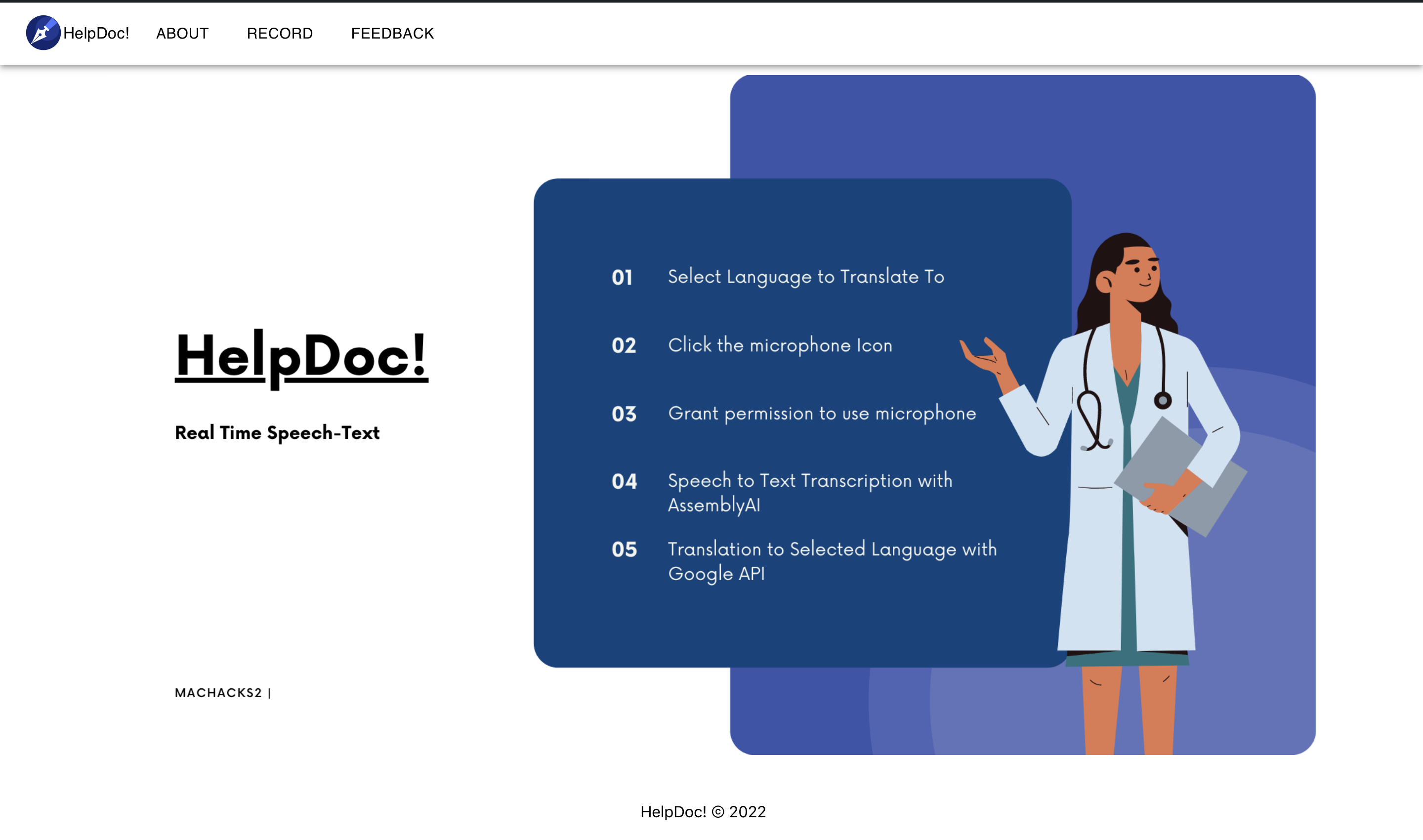 Help Doc Devpost