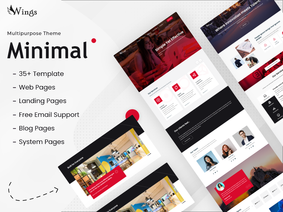 Minimal Multipurpose Theme | Devpost
