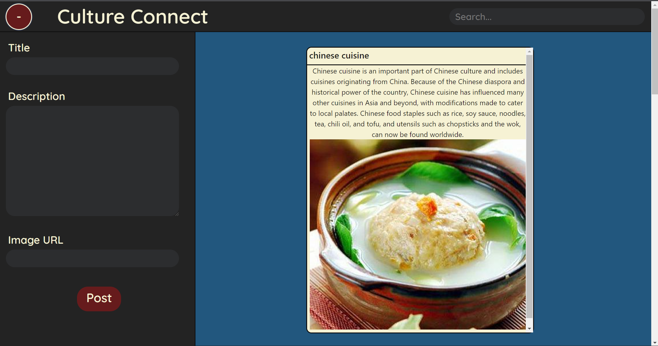 Culture Connect | Devpost