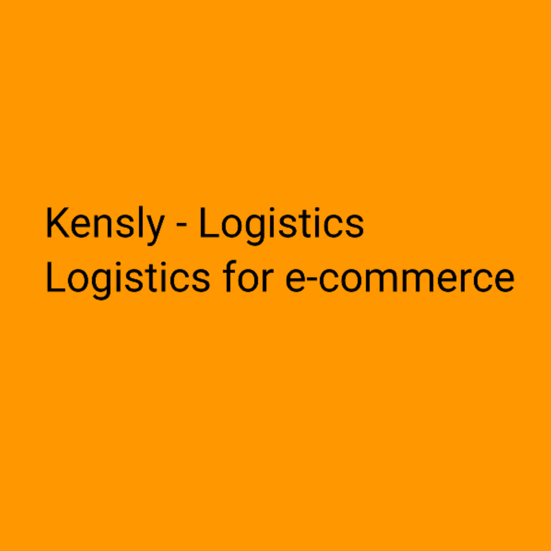 kensly logistics | Devpost