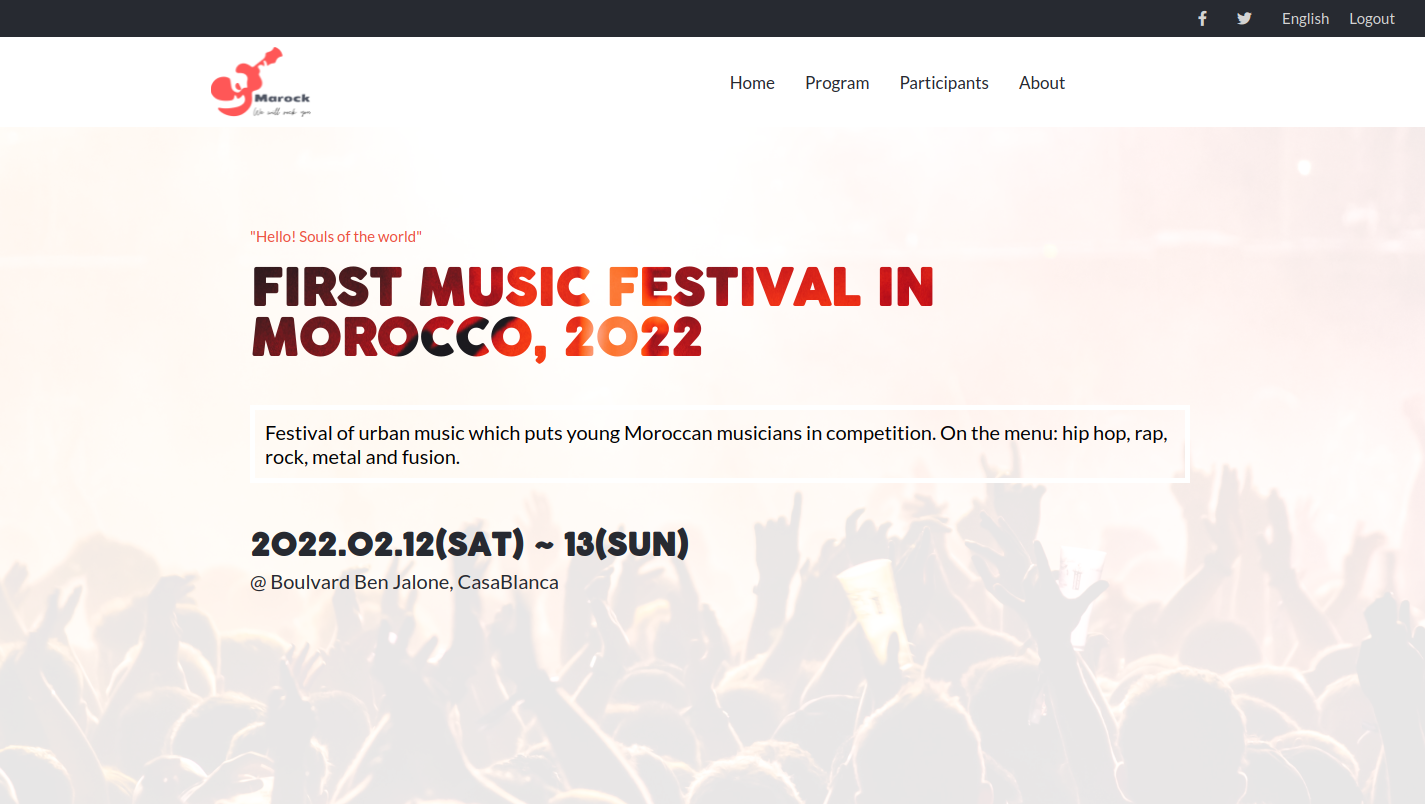Marock Music Festival | Devpost