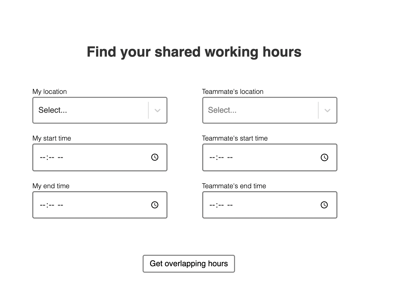 Time Scheduling App | Devpost