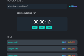 To-Do List | Devpost