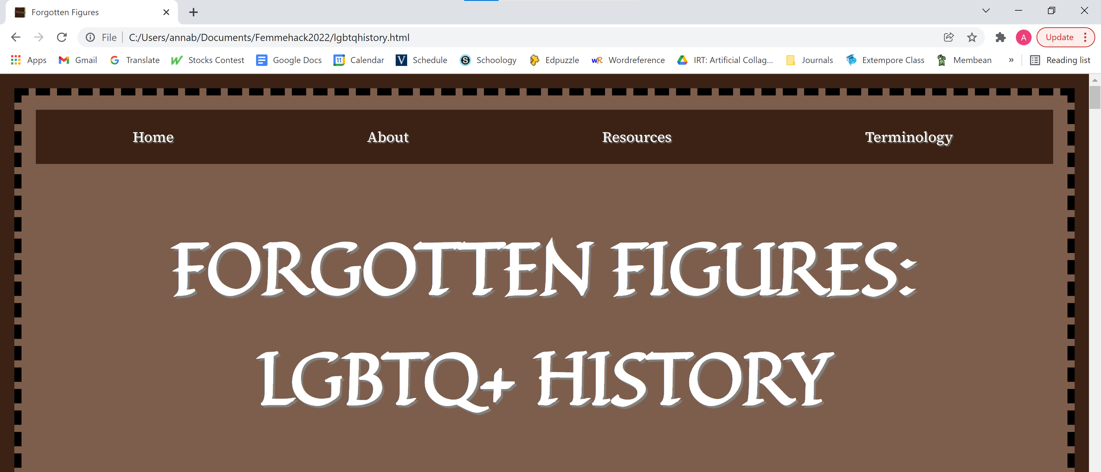 Forgotten Figures | Devpost