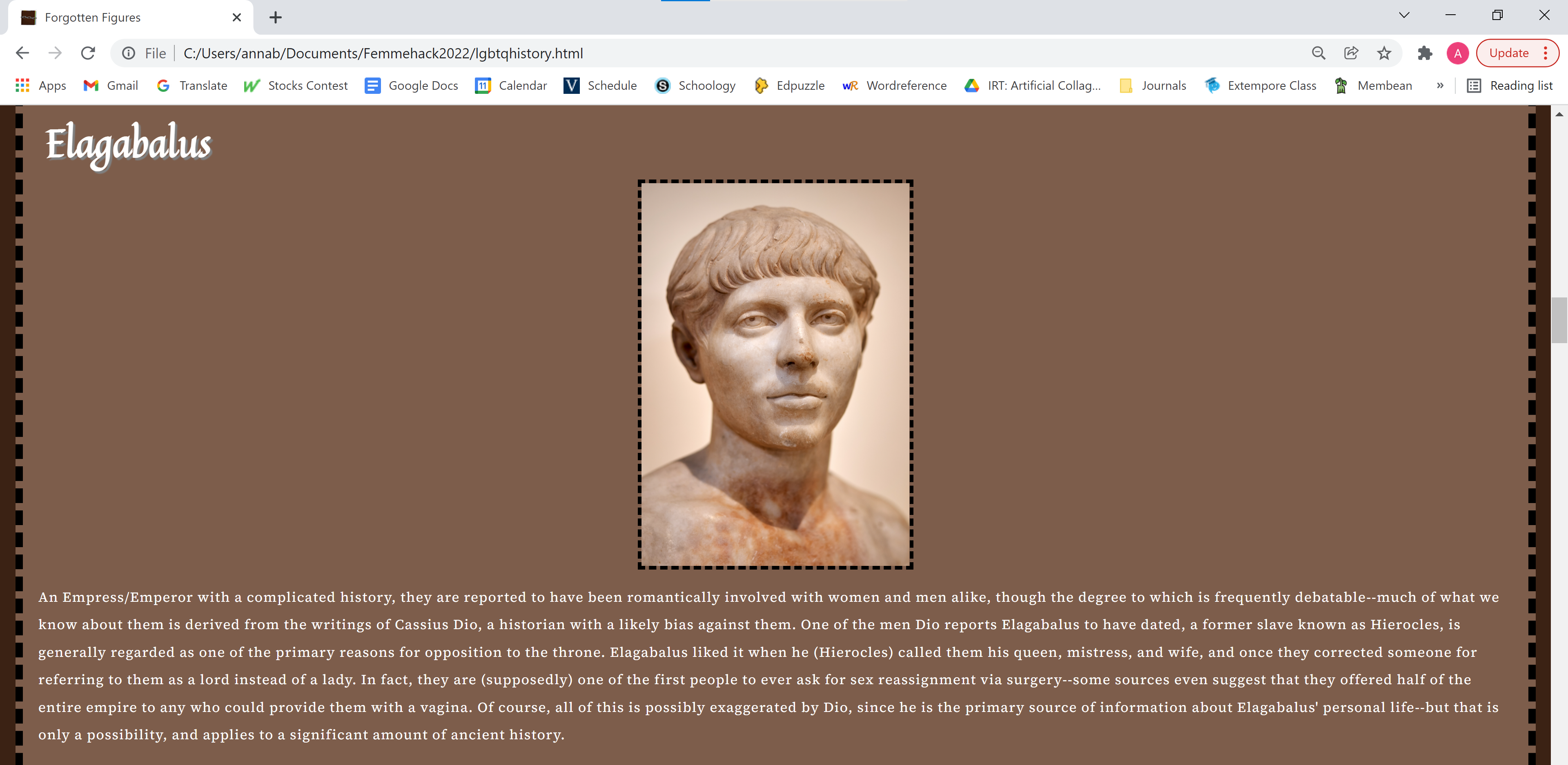 Forgotten Figures | Devpost