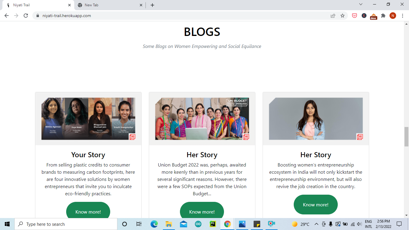 NIYATI TRAIL | Devpost