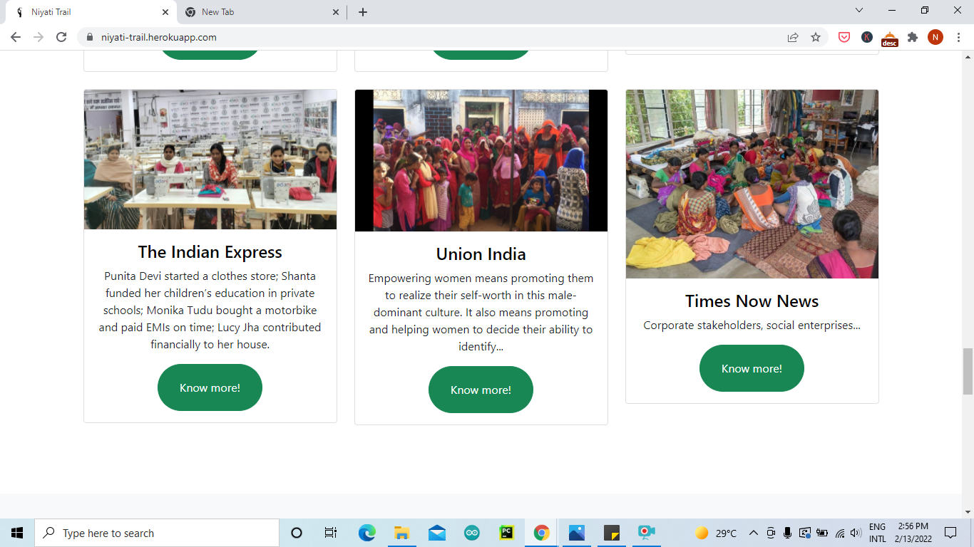 NIYATI TRAIL | Devpost