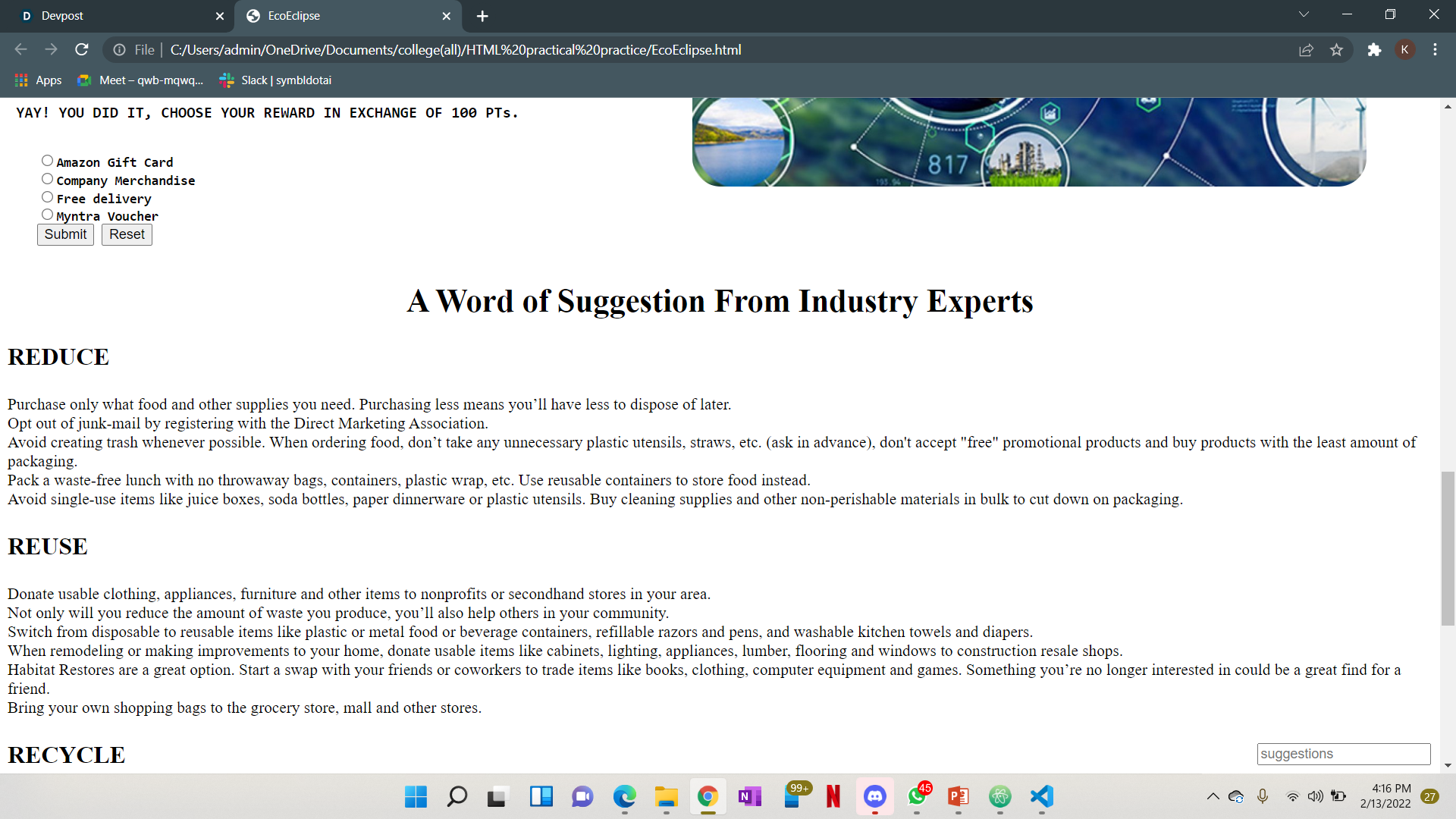 ECO ECLIPSE | Devpost