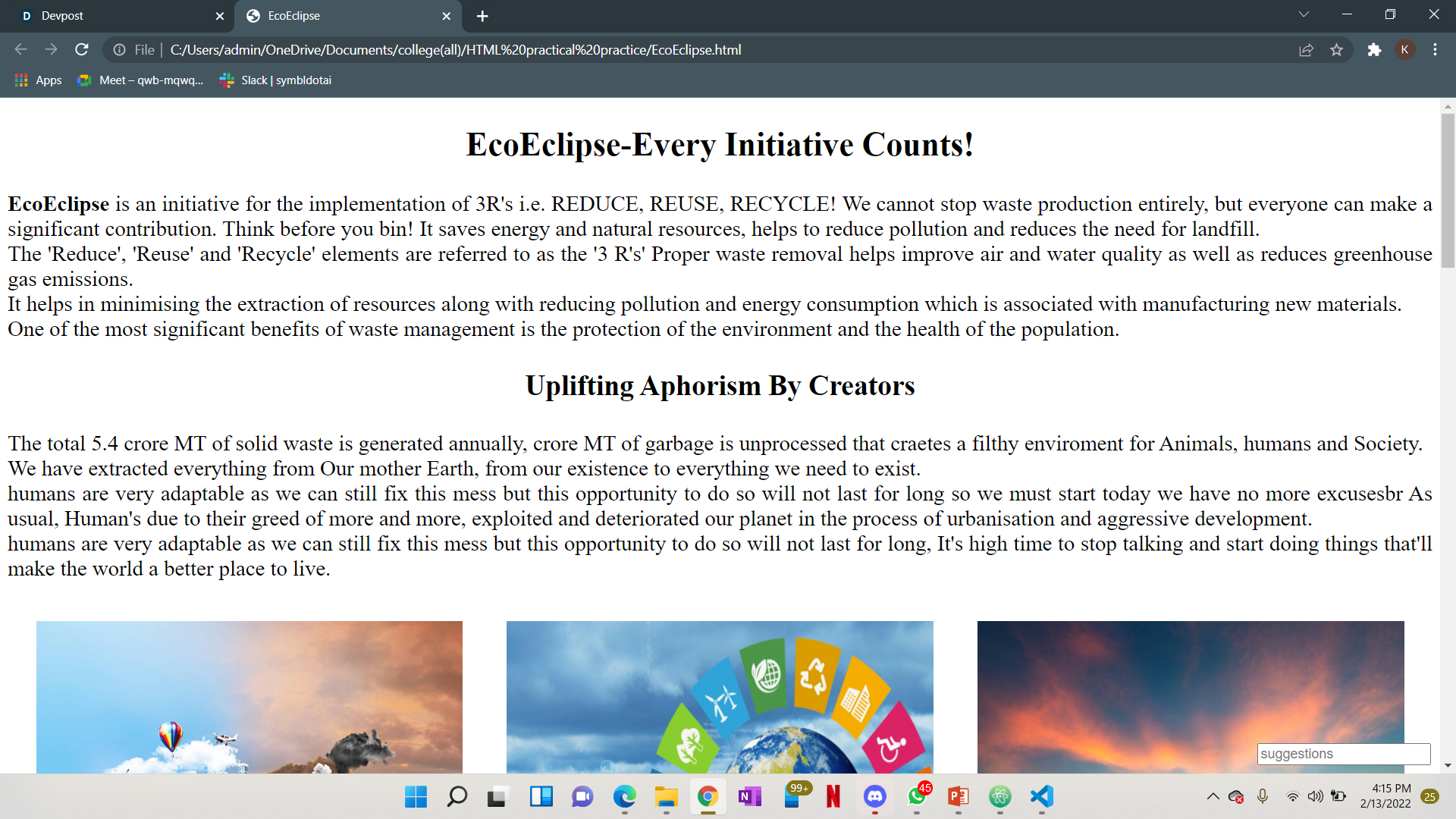 ECO ECLIPSE | Devpost