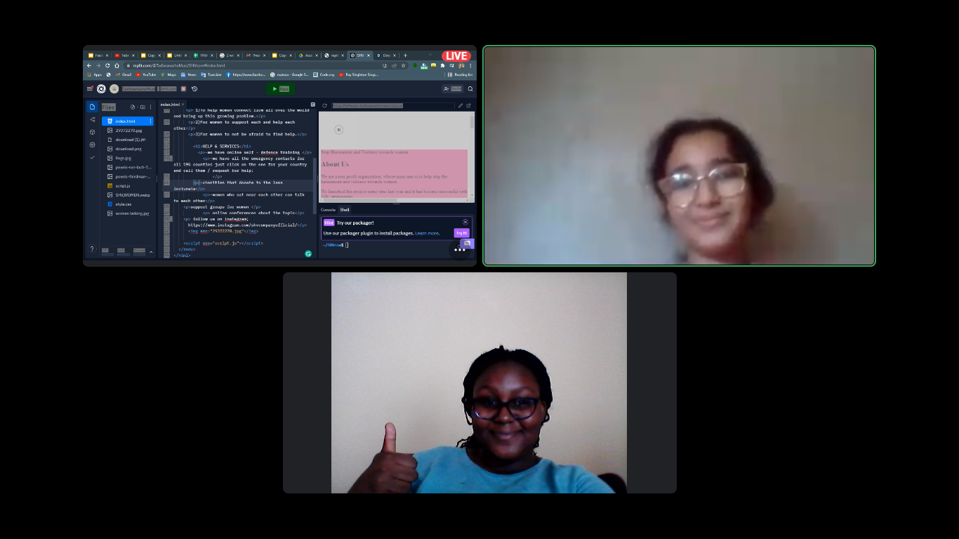Stop Harassment and Violation towards women- Team 12 | Devpost