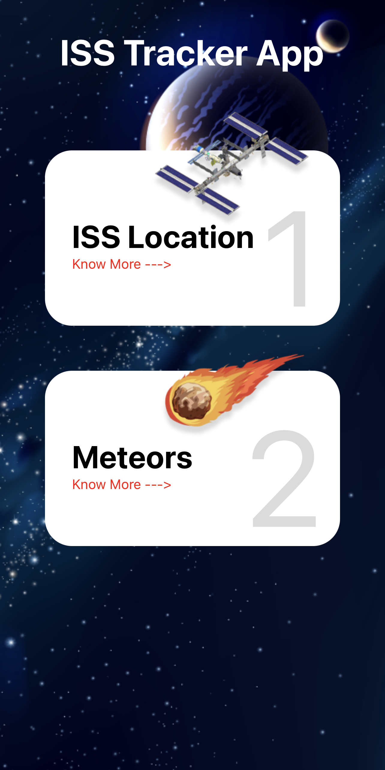ISS Tracker App | Devpost