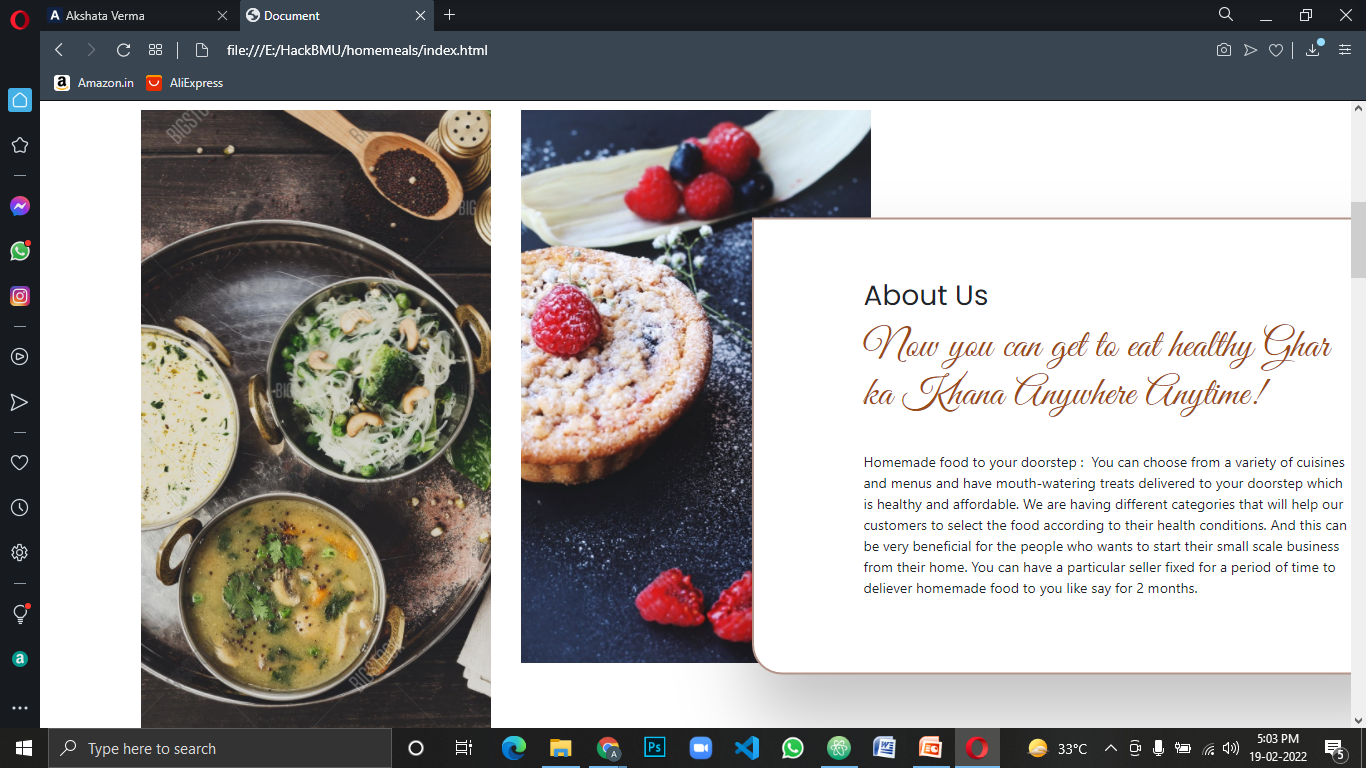 Home-Meals | Devpost