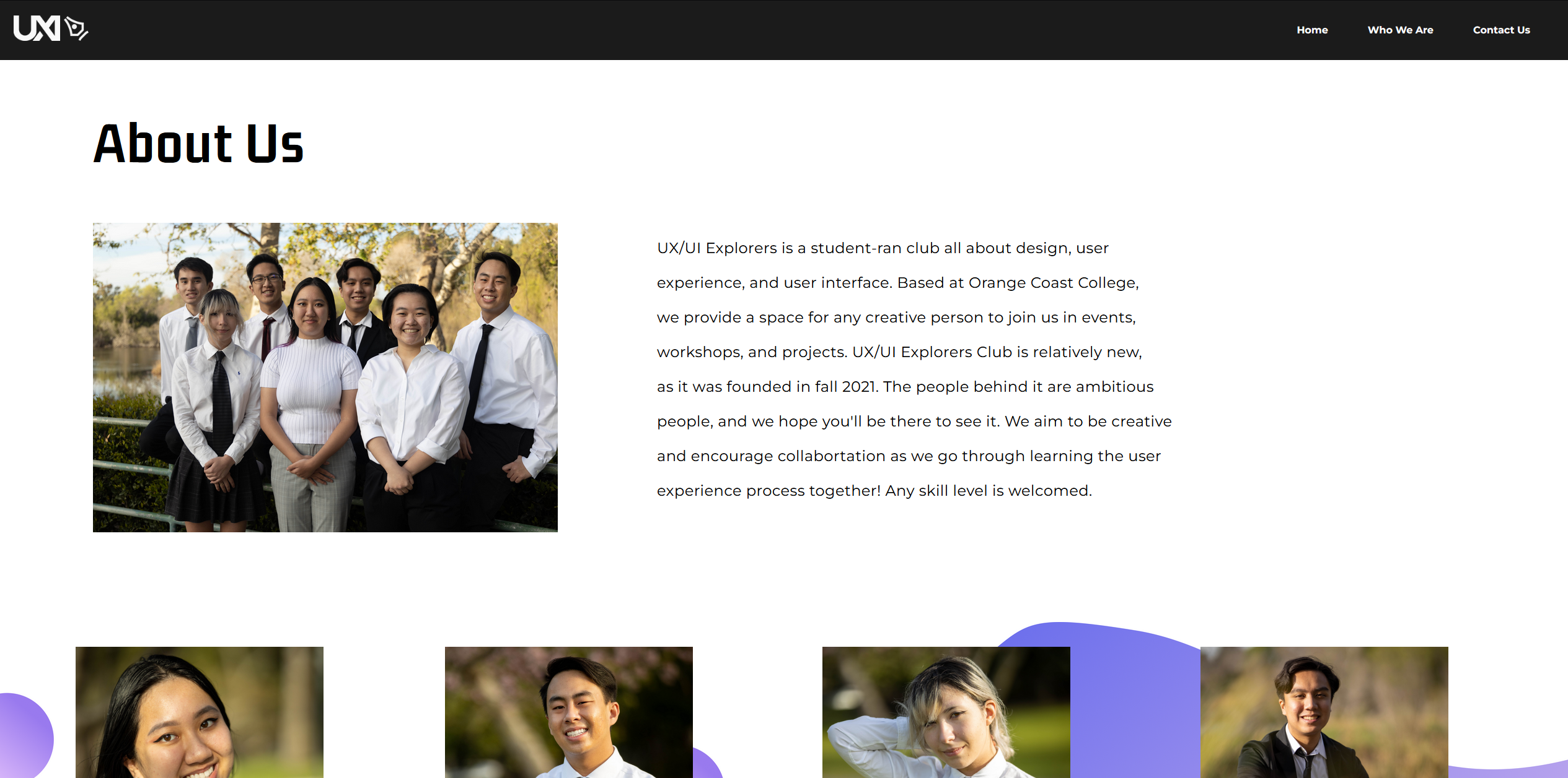 UX/UI Explorers Website | Devpost