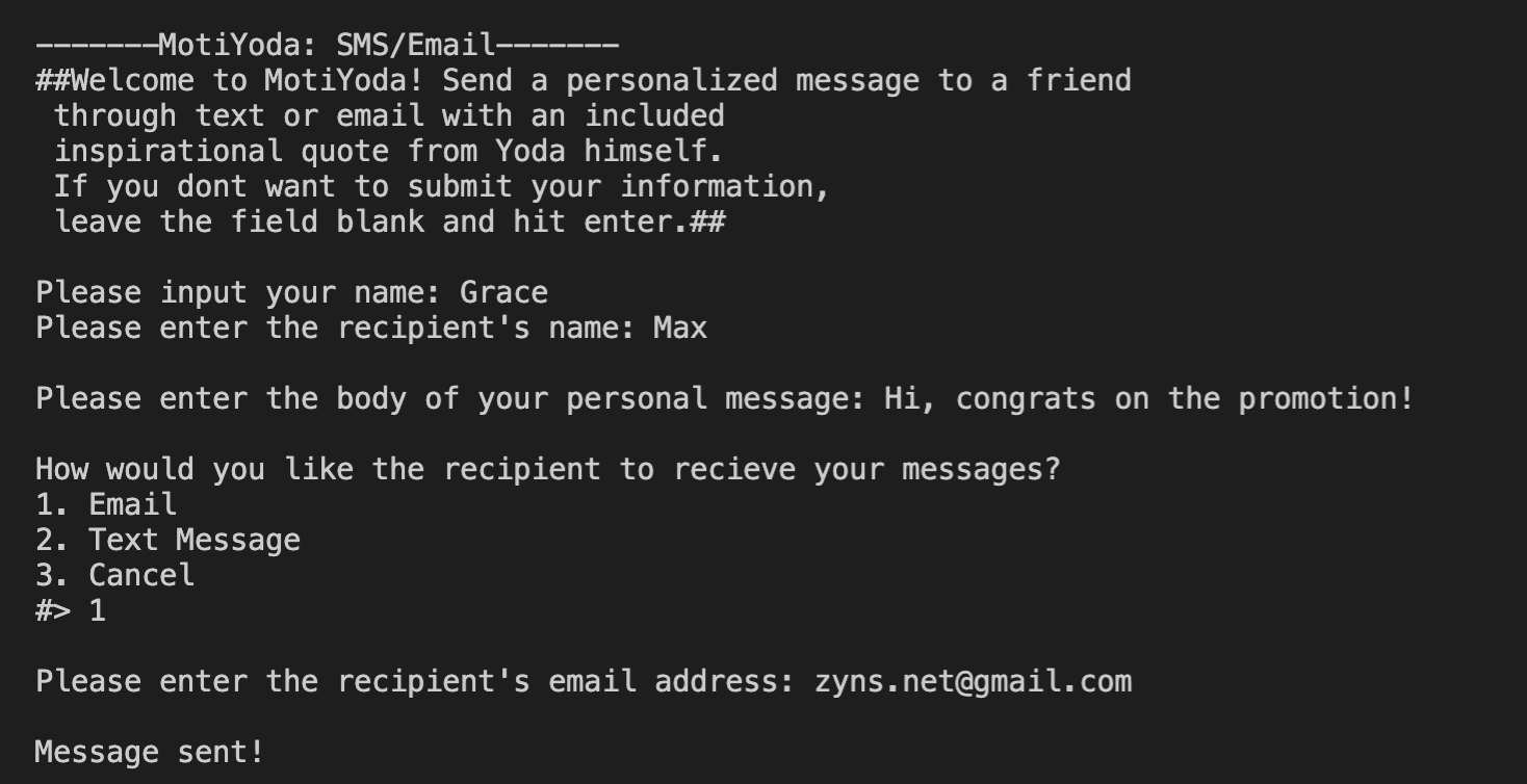 MotiYoda: Motivational Texts/Emails | Devpost