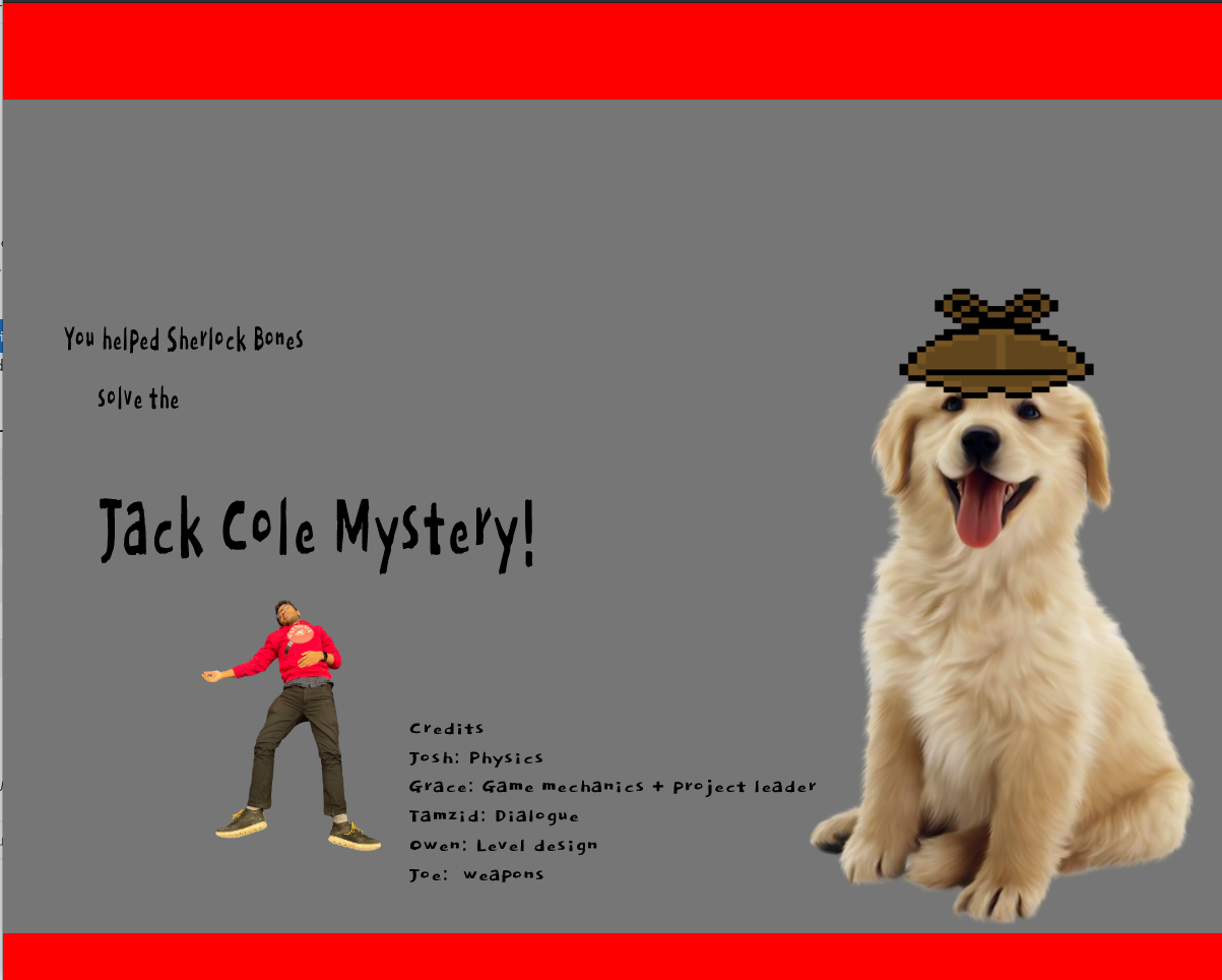 Sherlock Bones: The Jack Cole Mystery | Devpost