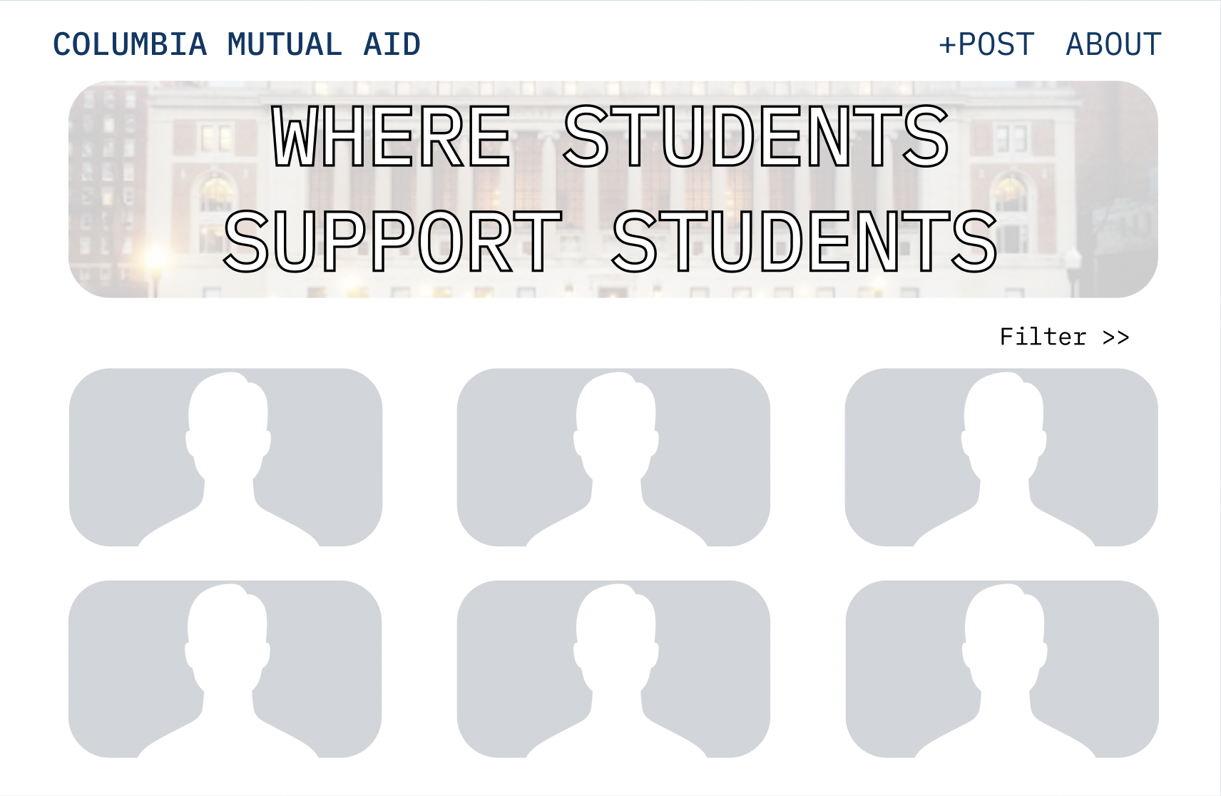 Columbia mutual aid | Devpost