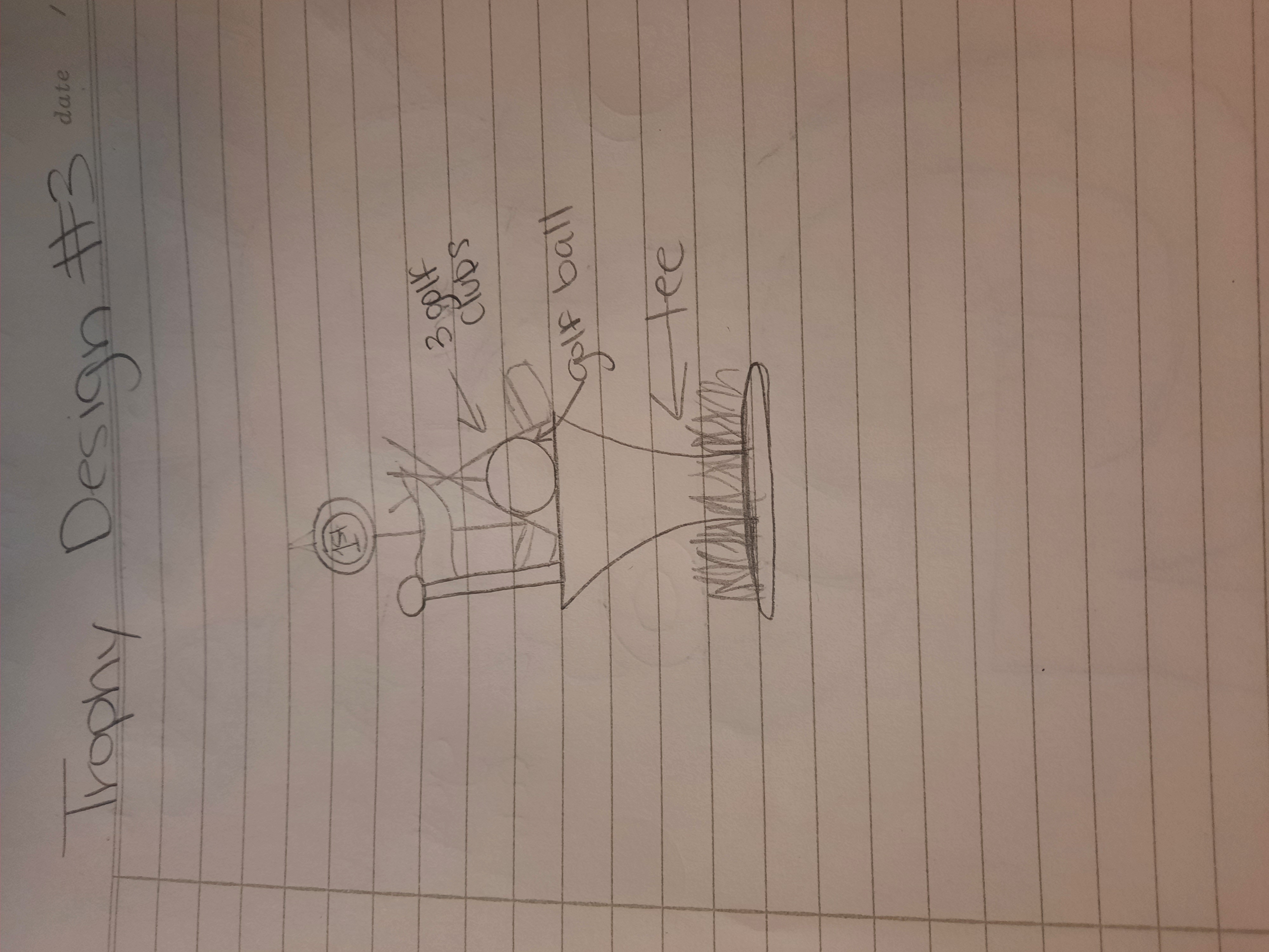 Golf Trophy Designs (Yasmin & Xavier HCC Southeast) | Devpost