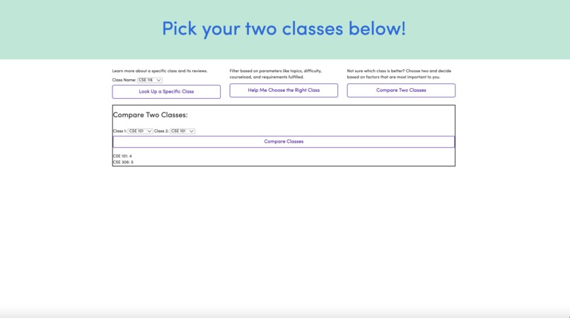 Rate My Courses | Devpost