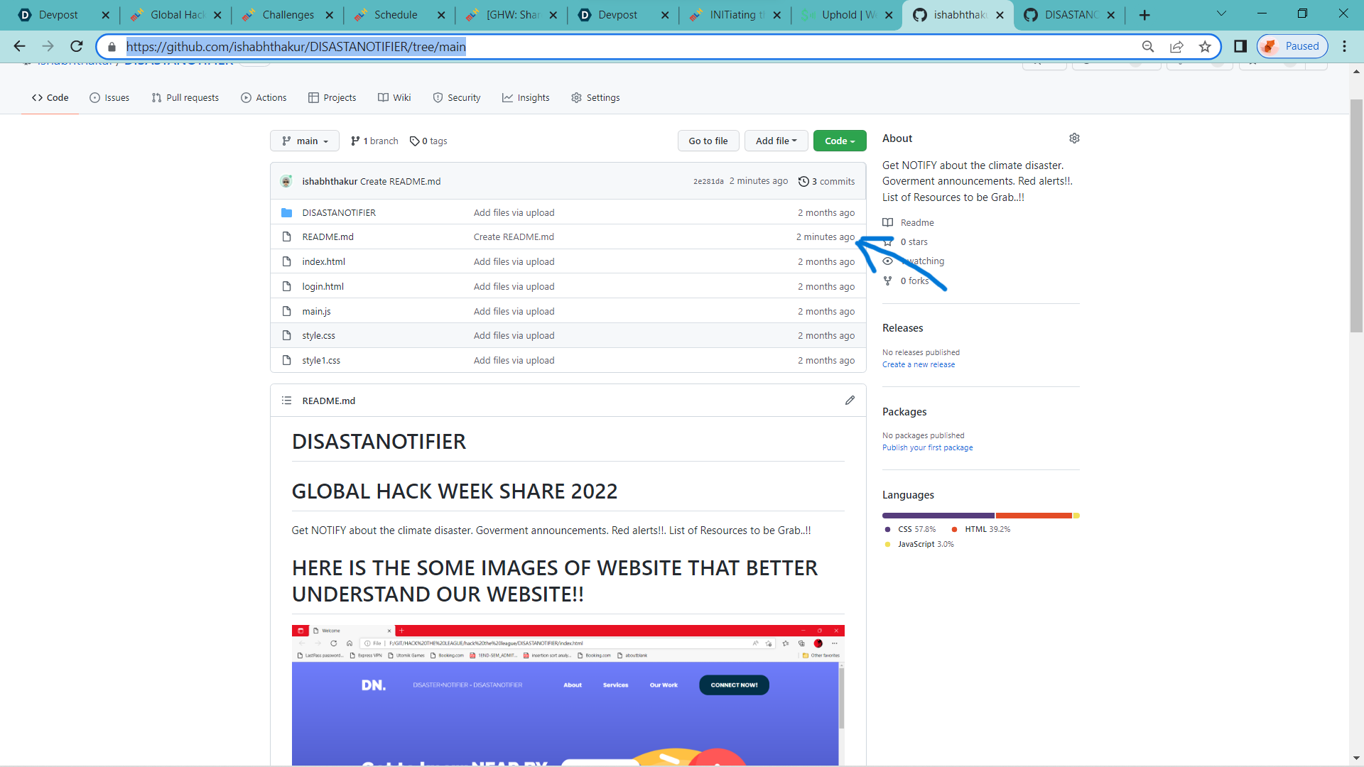 DISASTANOTIFIER | Devpost