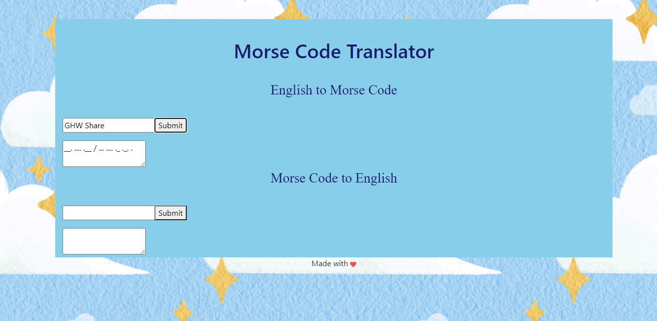 Morse Code Translator | Devpost