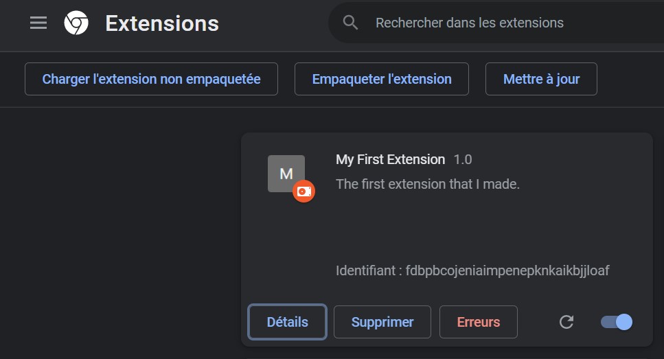 Create a browser extension | Devpost
