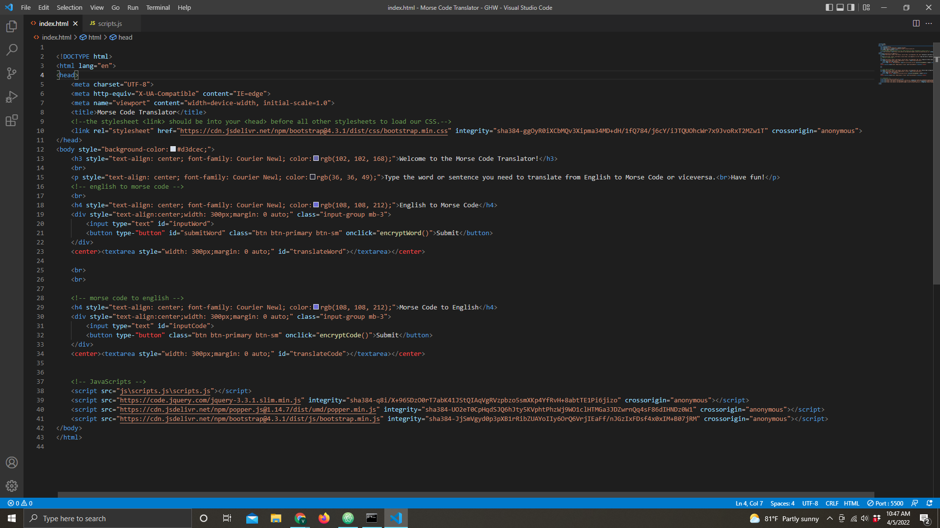 Code Morse Translator | Devpost