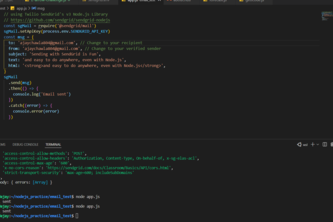 email sending using sendGrid | Devpost
