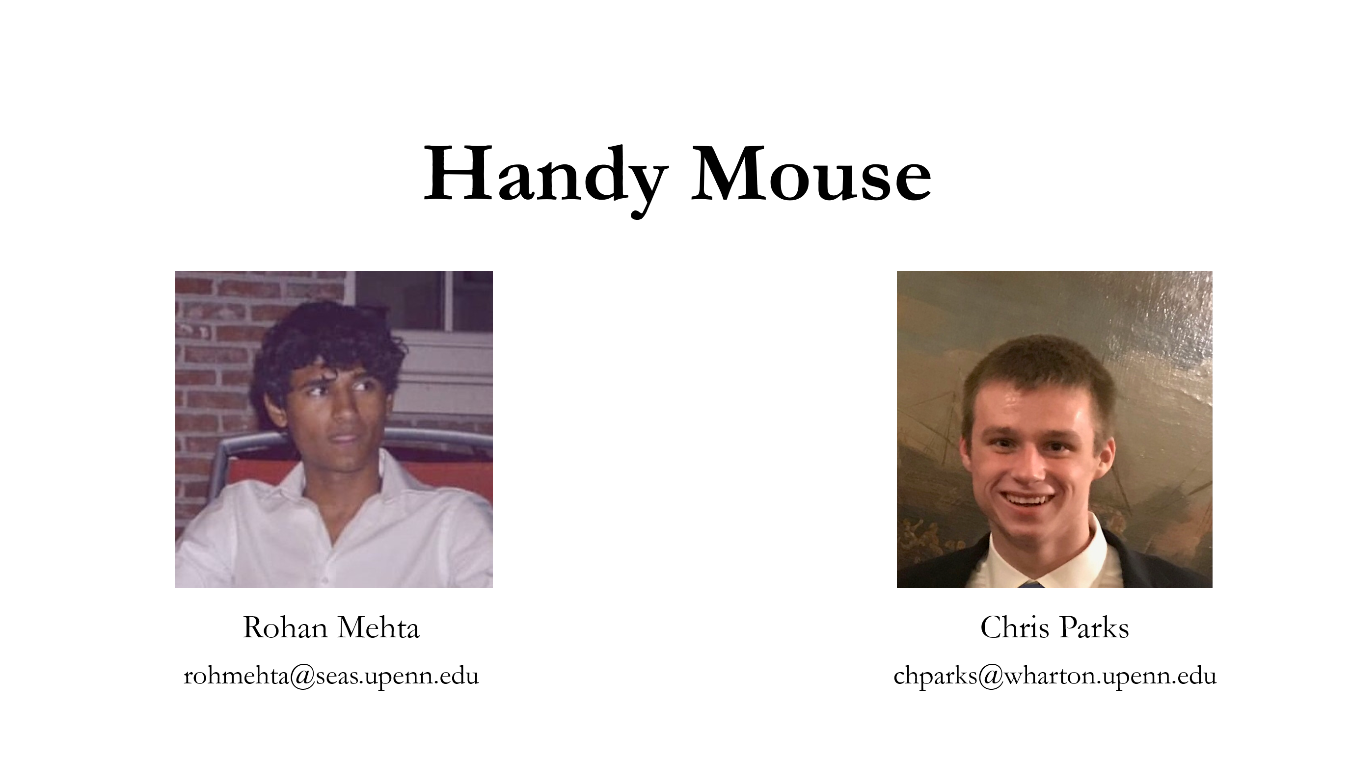 Handy Mouse | Devpost