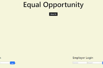 Equal Opportunity | Devpost