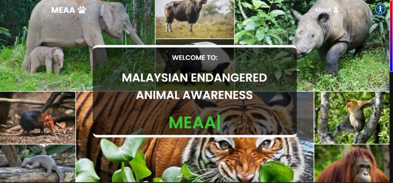 MEAA - Malaysian Endangered Animal Awareness | Devpost