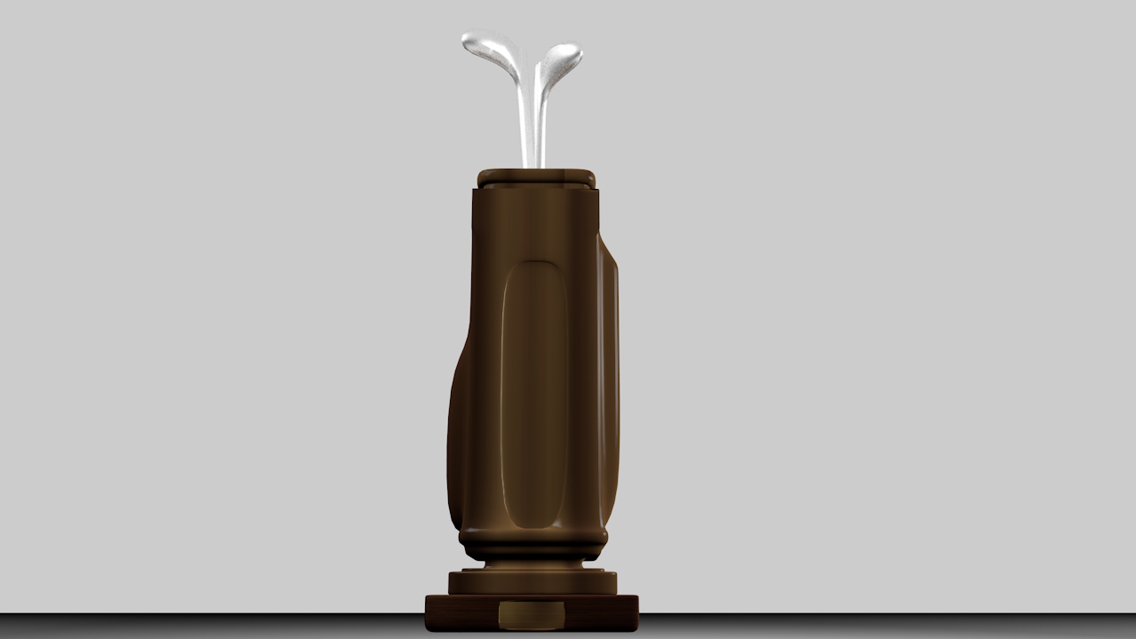 Golf Trophy design second round | Devpost