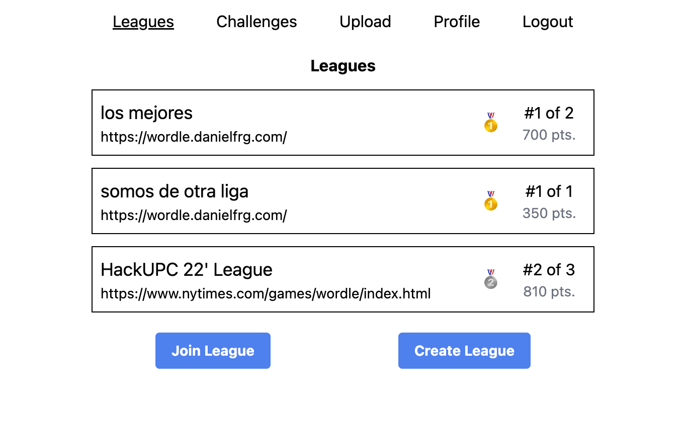Wordle League | Devpost
