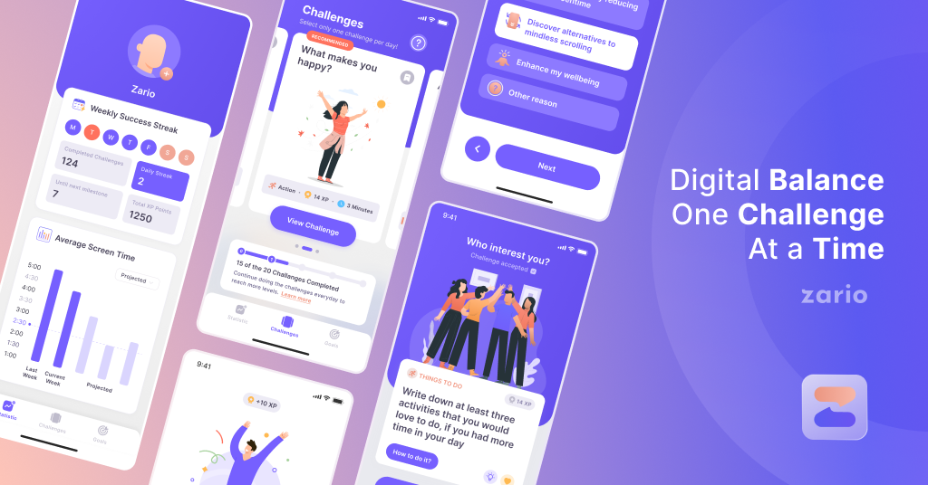 Zario - Digital Wellbeing App | Devpost