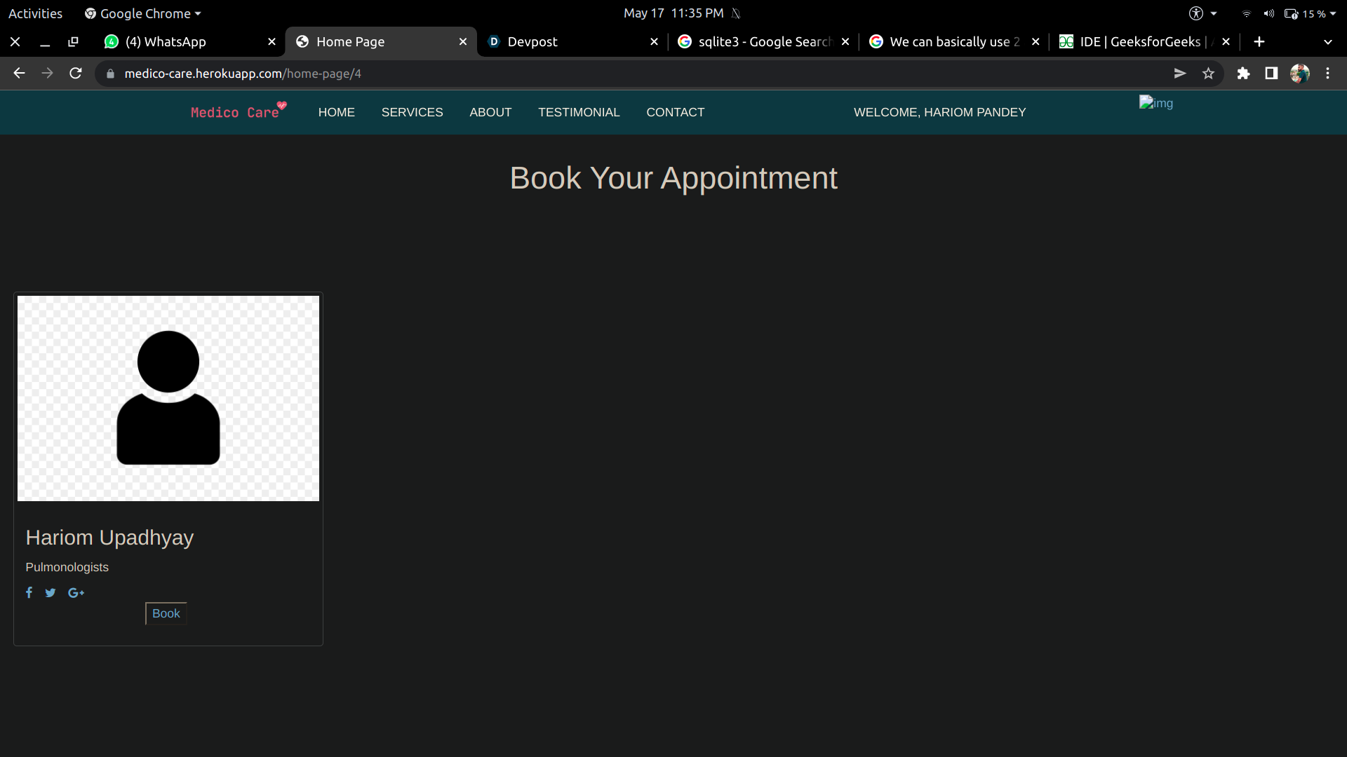 Medico Care | Devpost