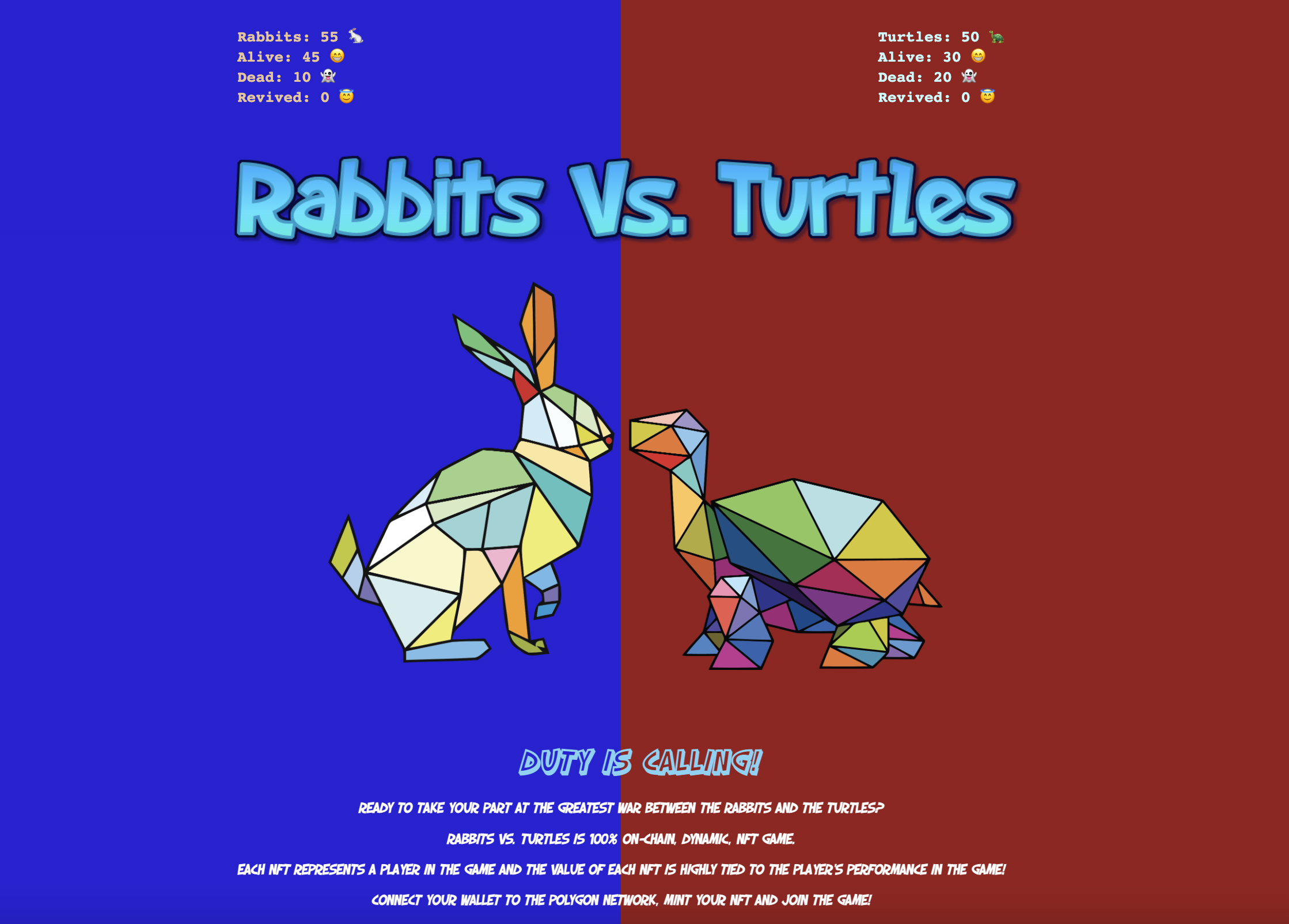 Rabbits Vs. Turtles | Devpost
