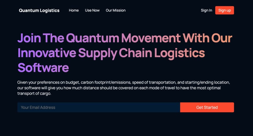 Quantum Logistics | Devpost