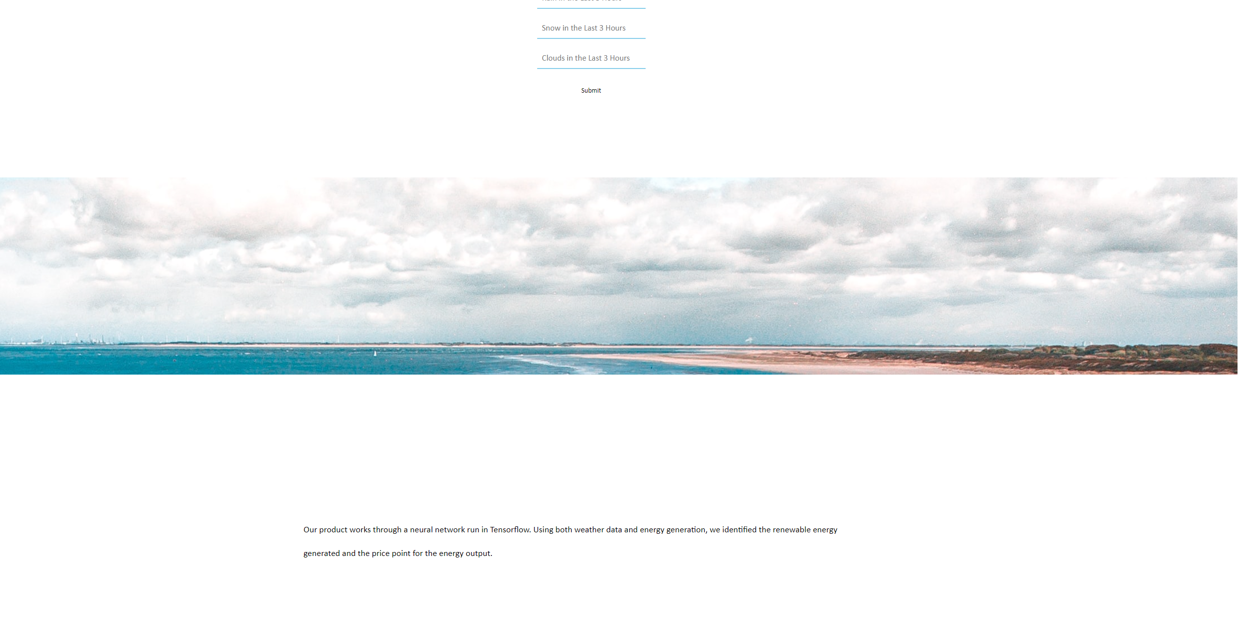 Energy Forecast | Devpost