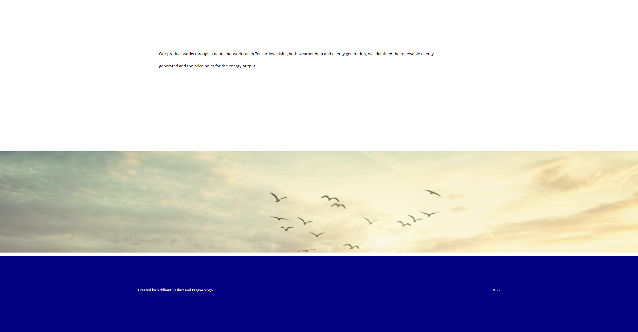 Energy Forecast | Devpost