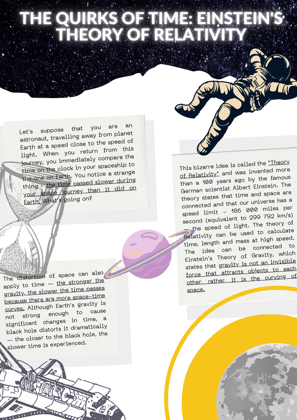 The quirks of time: Einstein's Theory of Relativity | Devpost