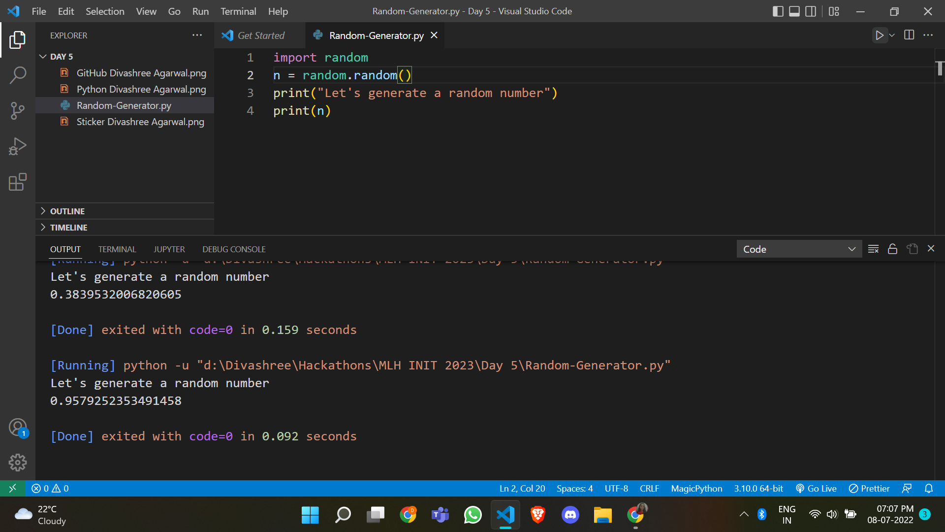 Random Number Generator | Devpost