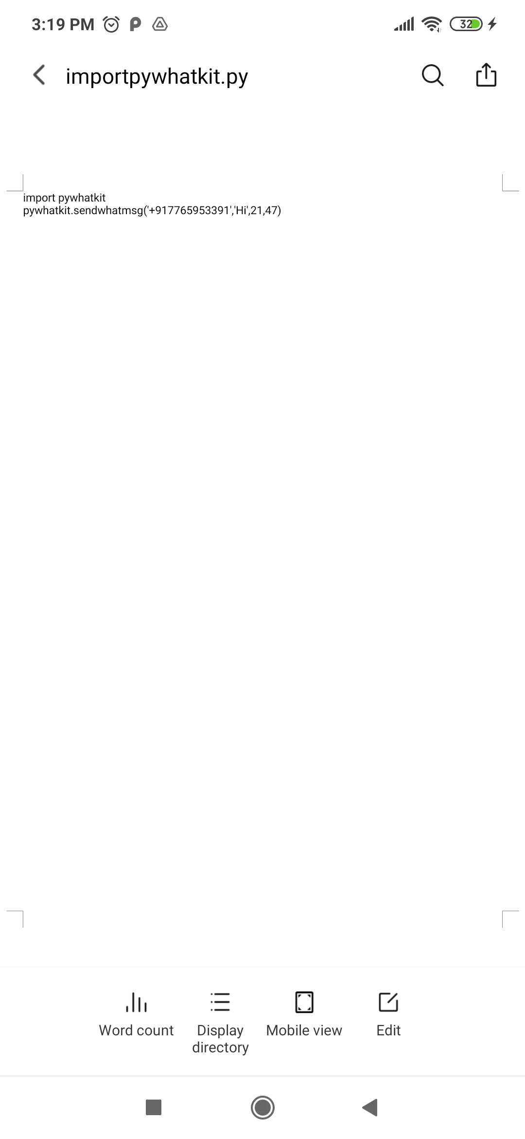 Automated whatsapp | Devpost