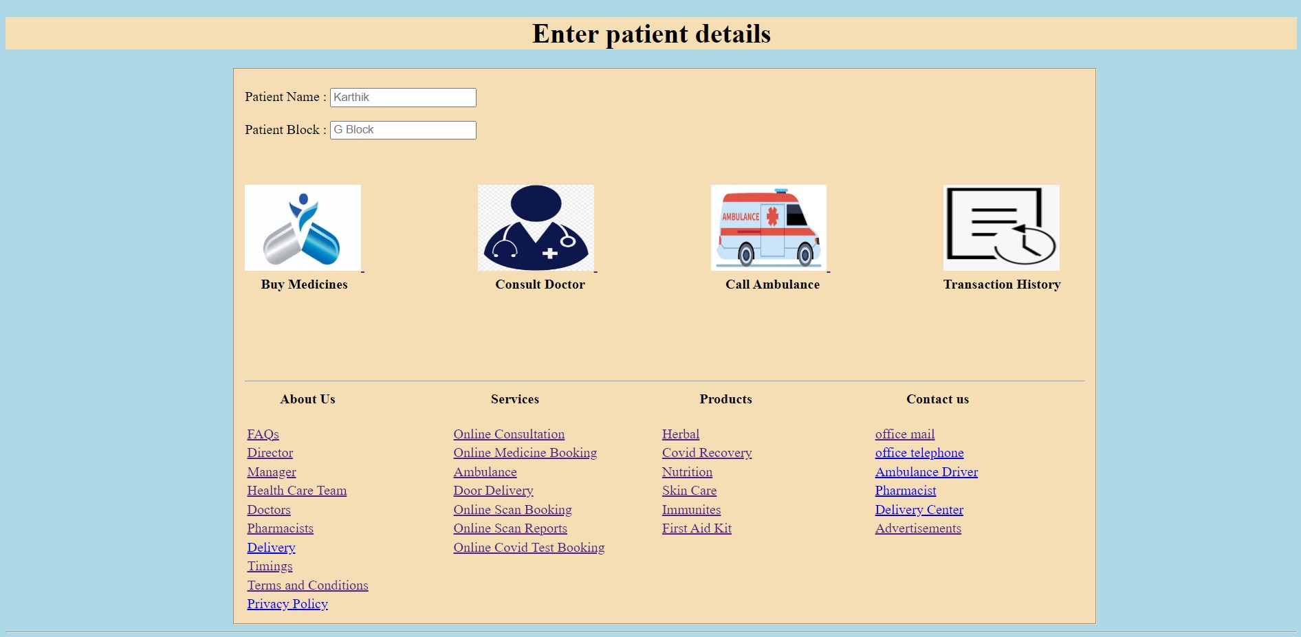 Hostel Health Care | Devpost