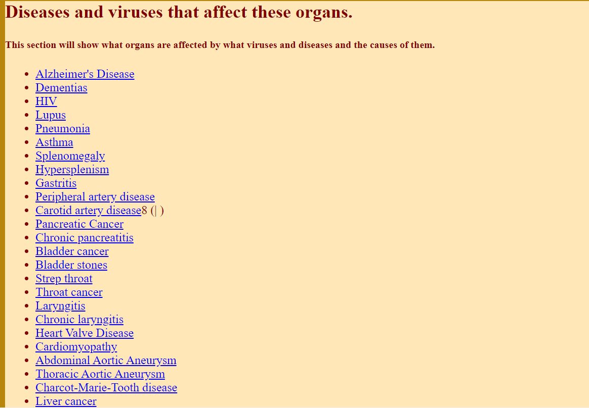 The Human Anatomy | Devpost