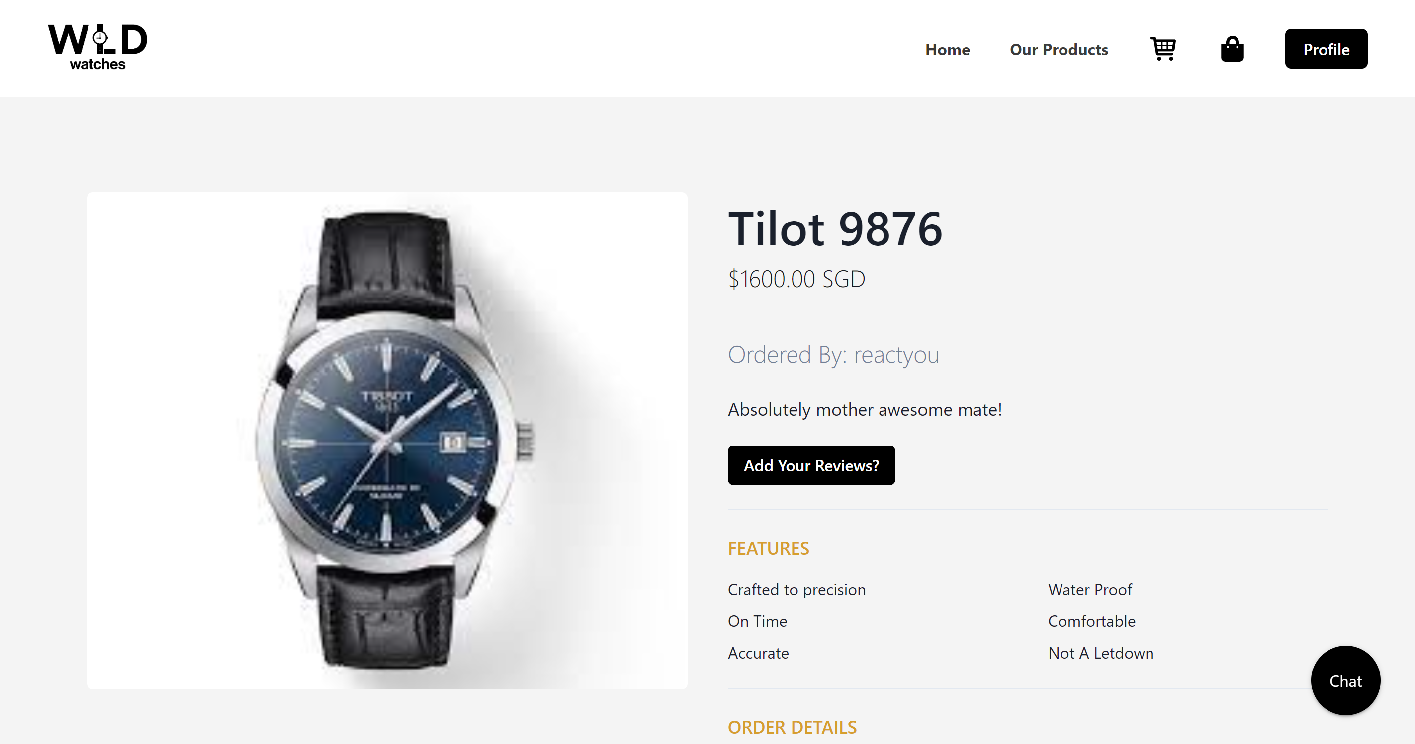 WLD Watches | Devpost