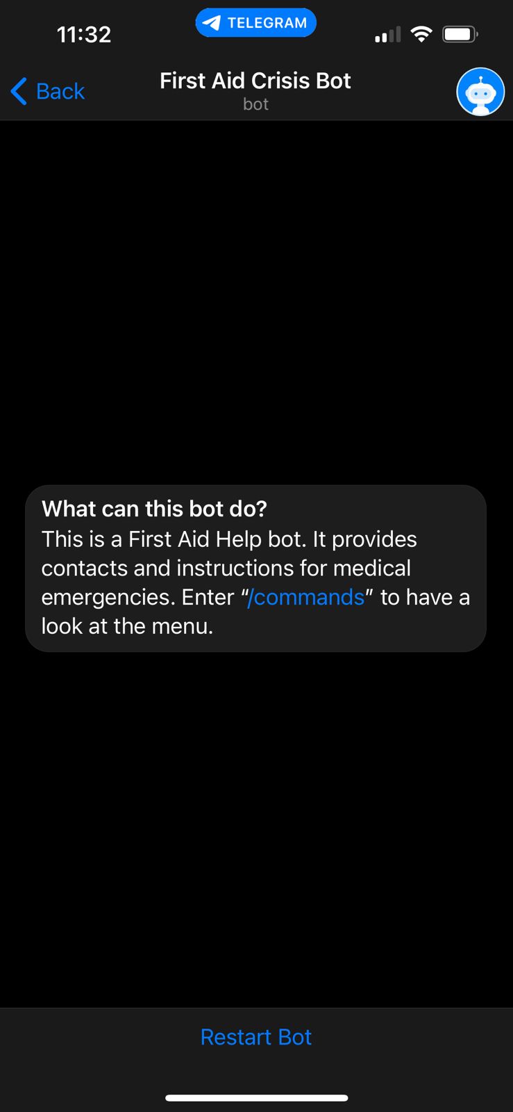 First Aid Crisis Bot | Devpost